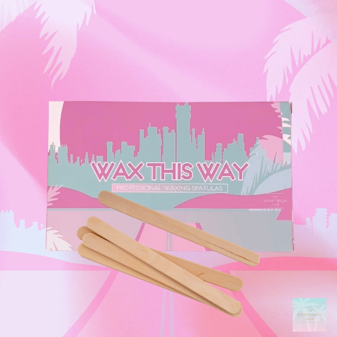 Wax This Way Spatulas - Small (100) – The Secret Brow Club